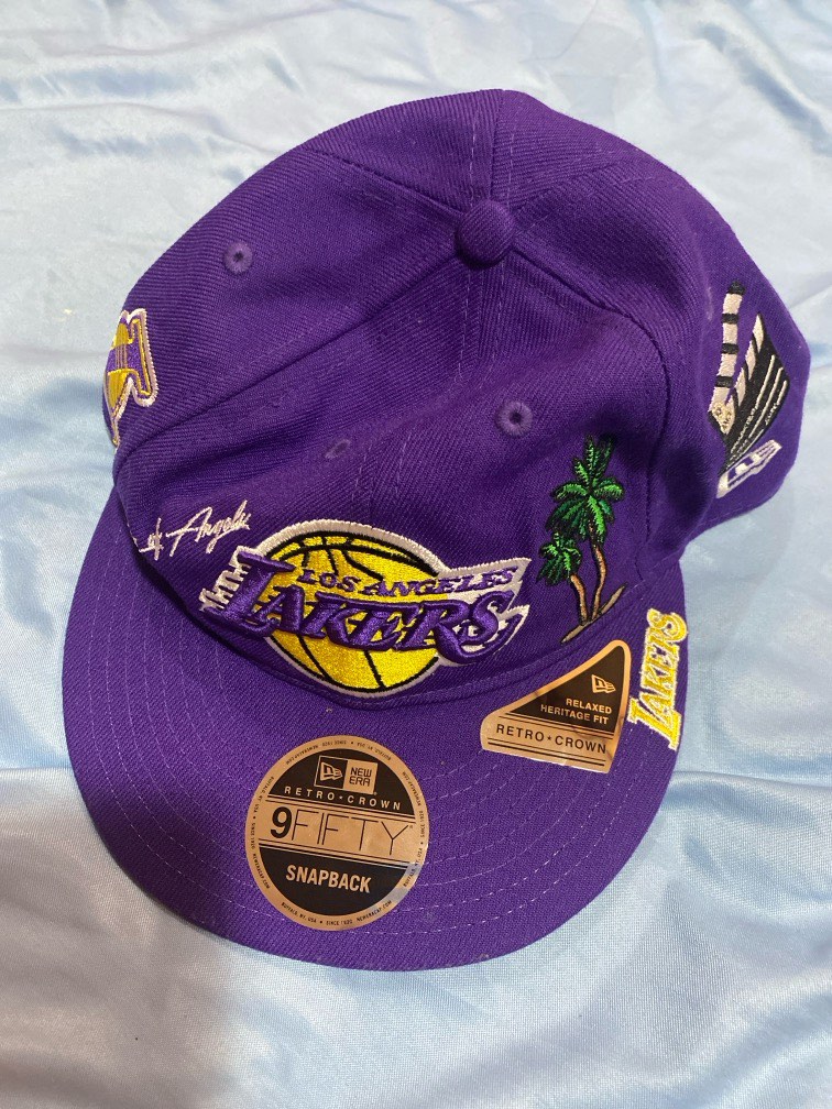 Authentic New Era LA Lakers Fitted Cap, Men's Fashion, Watches ...