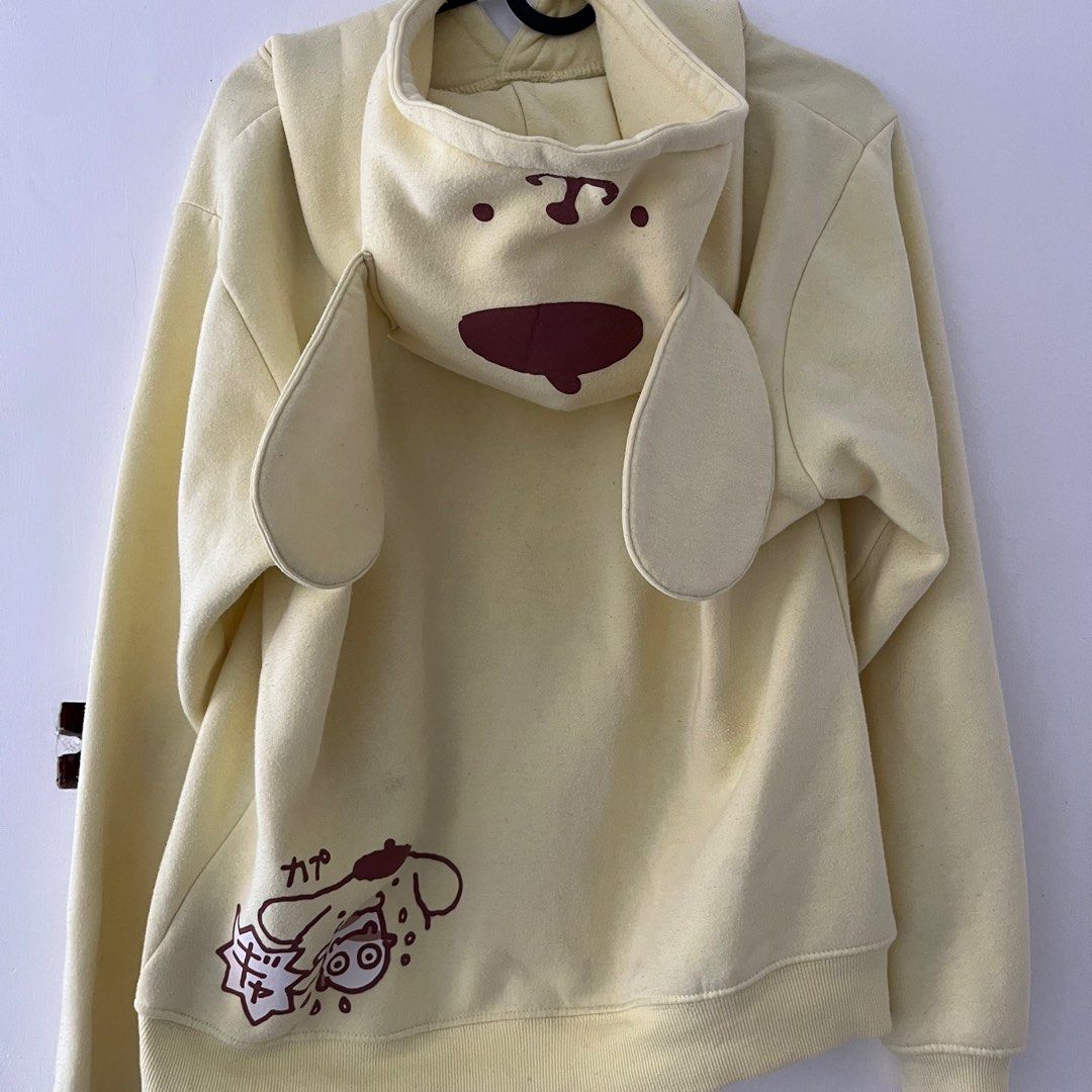 Authentic Sanrio Japan Pompompurin Yellow Sweater Hoodie, Women's ...