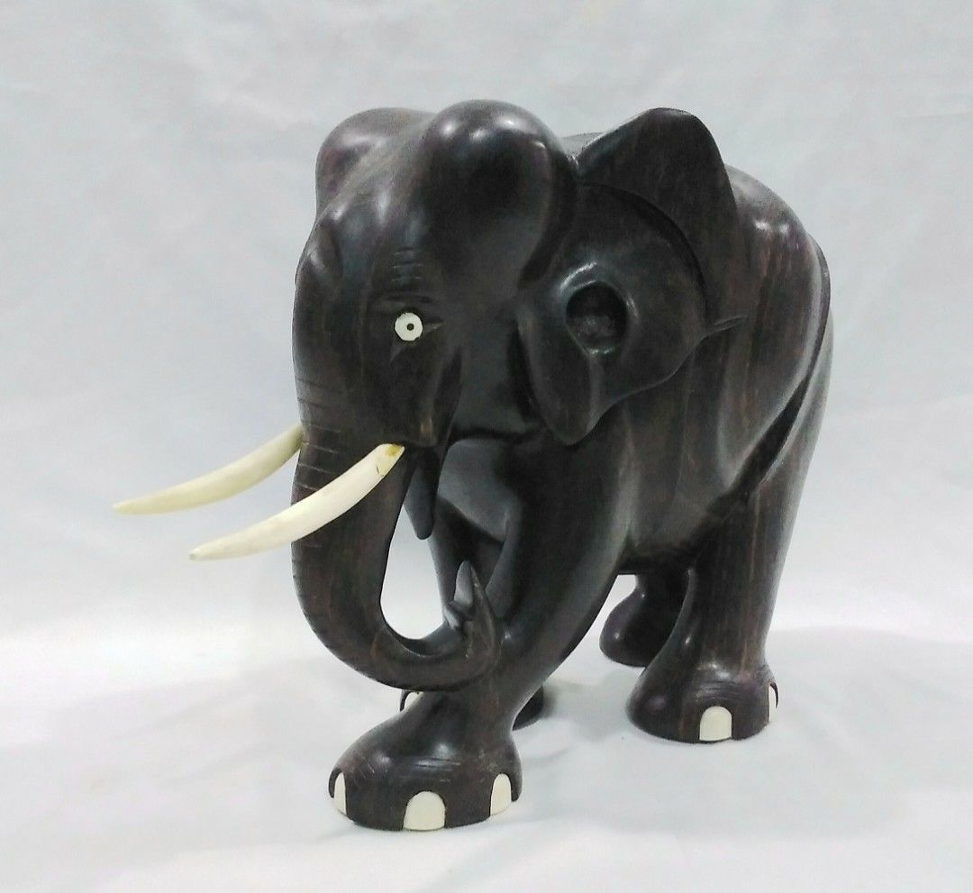 Big size & heavy wooden ebony elephant, Hobbies & Toys, Collectibles & Memorabilia, Vintage ...