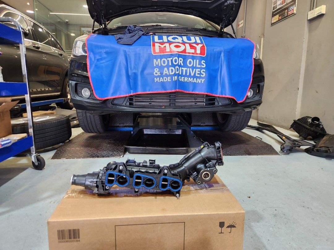 BMW F45 216D Change Original Intake Manifold with Flap Control, Car ...
