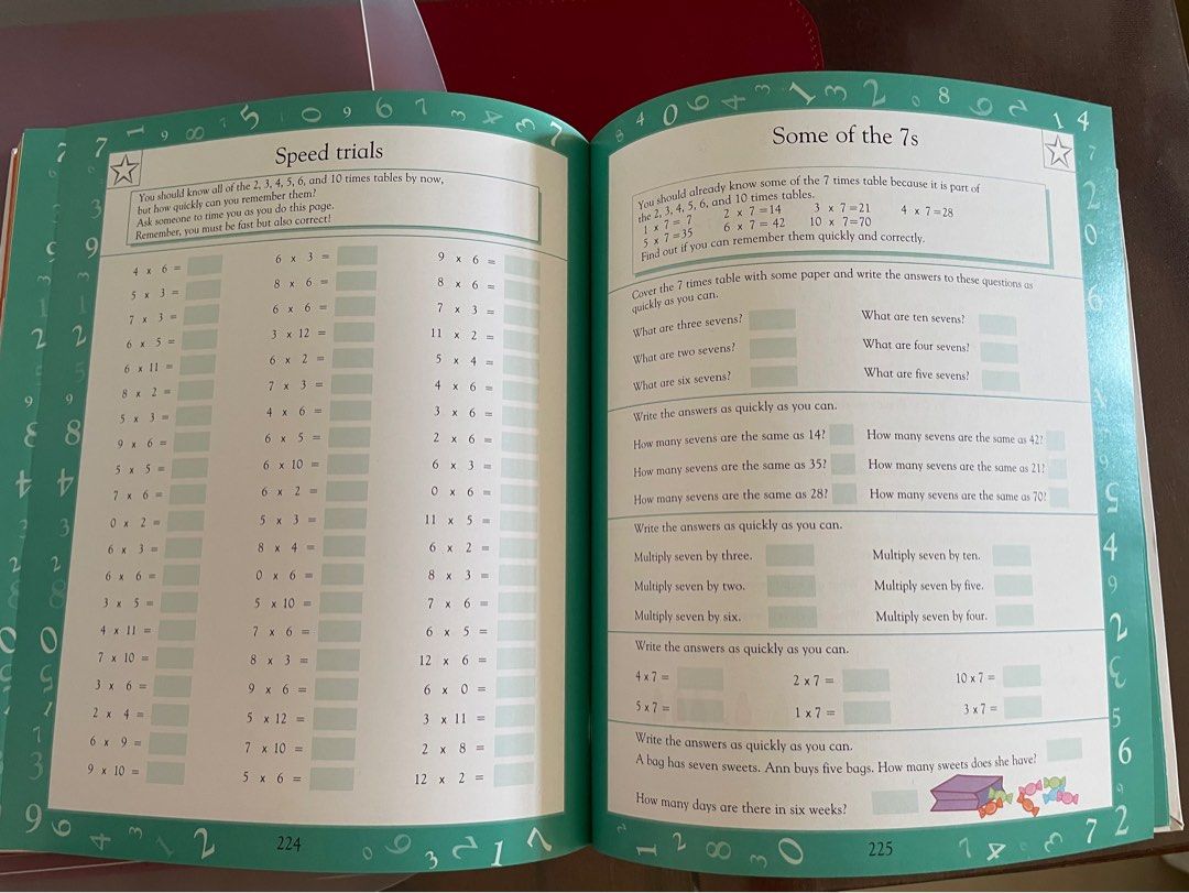 Times Tables Book, Hobbies & Toys, Books & Magazines, Assessment Books ...
