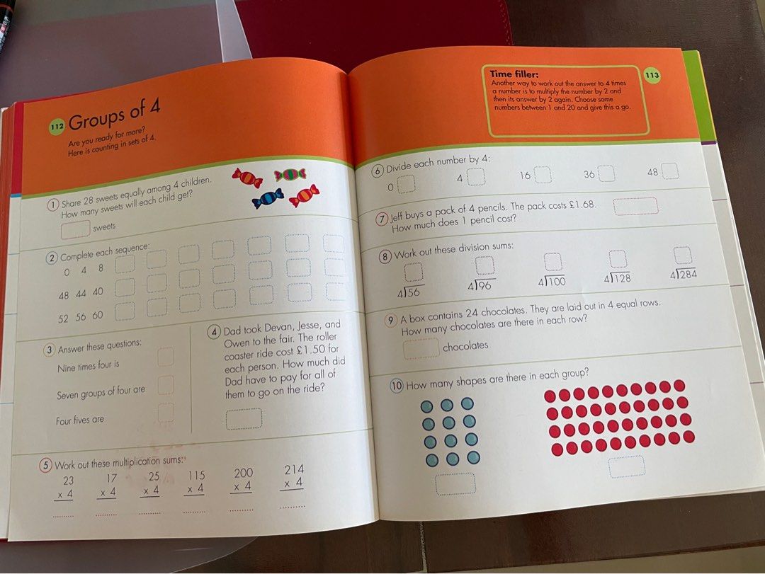 Times Tables Book, Hobbies & Toys, Books & Magazines, Assessment Books ...