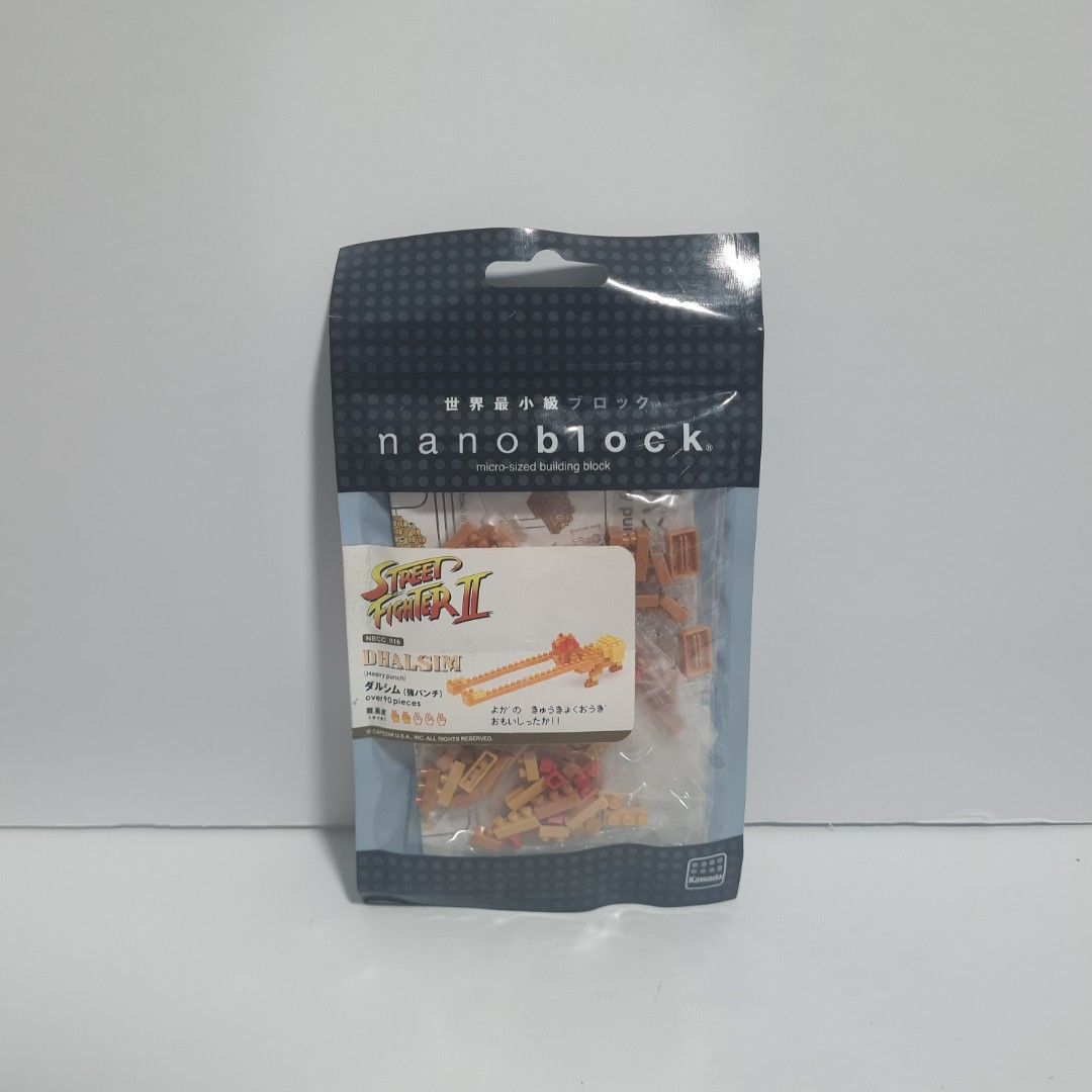[Brand New] Nanoblock X Street Fighter Dhalsim (Heavy Punch) Set ...
