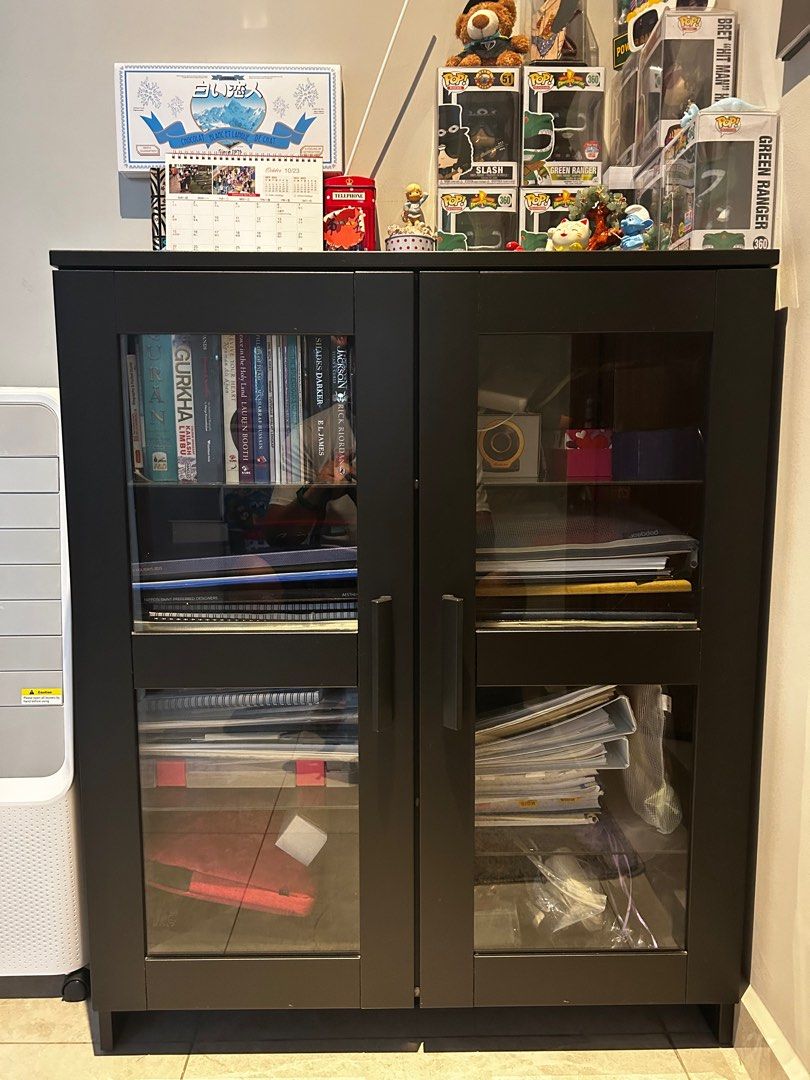 Brimnes IKEA display cabinet, Furniture & Home Living, Furniture ...