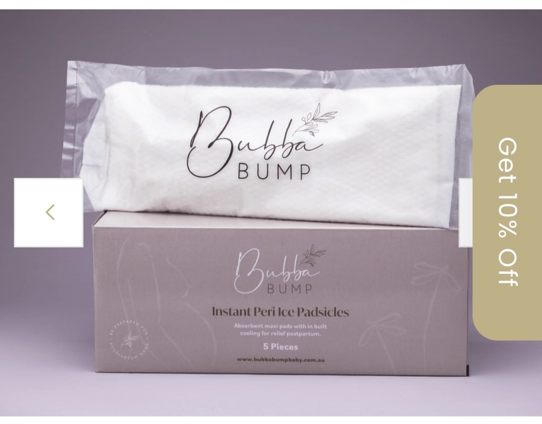 Bubba Bump Perineal cool pad / perineum cool padsicles (10 pads), Babies & Kids, Maternity Care ...