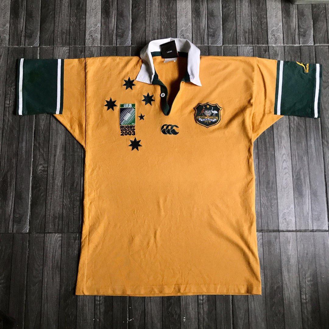 CANTERBURY VINTAGE RUGBY WALLABIES 2003 RWC australia, Men's Fashion ...