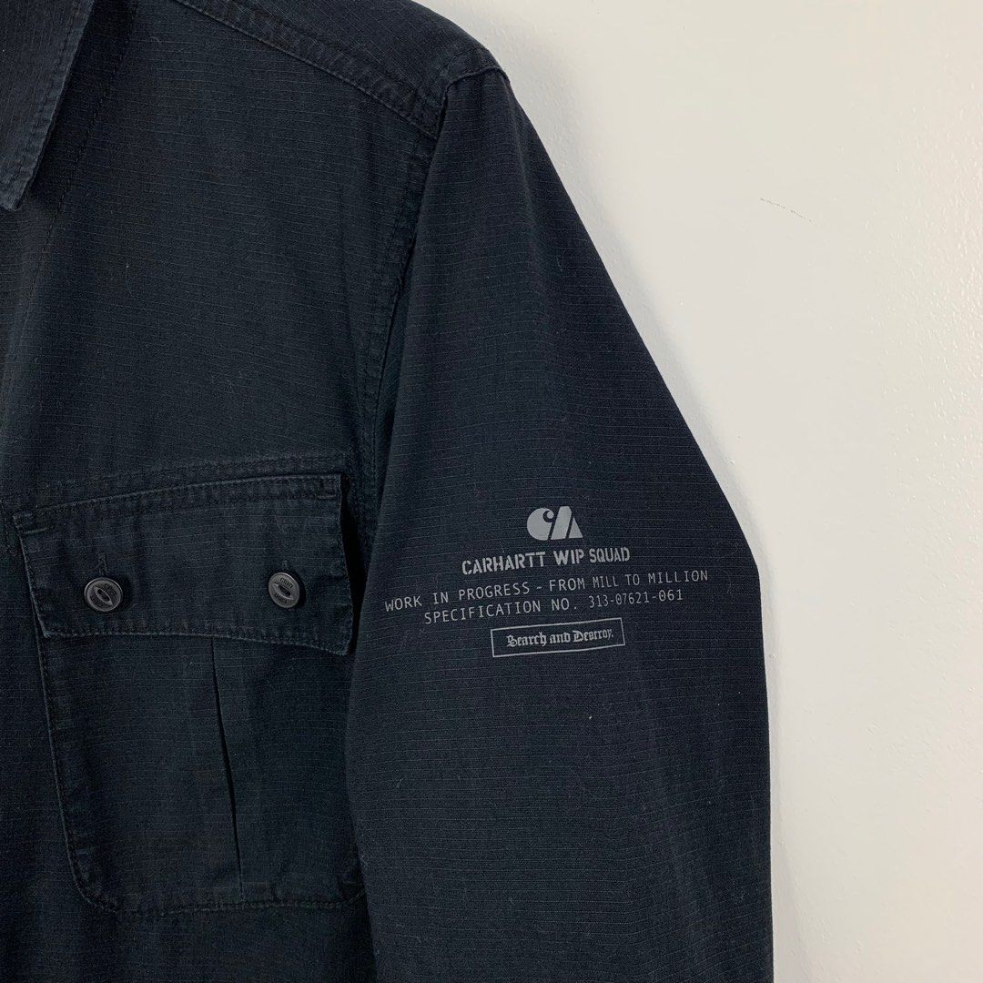 Carhartt Wip Willard Long Sleeves, Men's Fashion, Tops & Sets, Formal ...