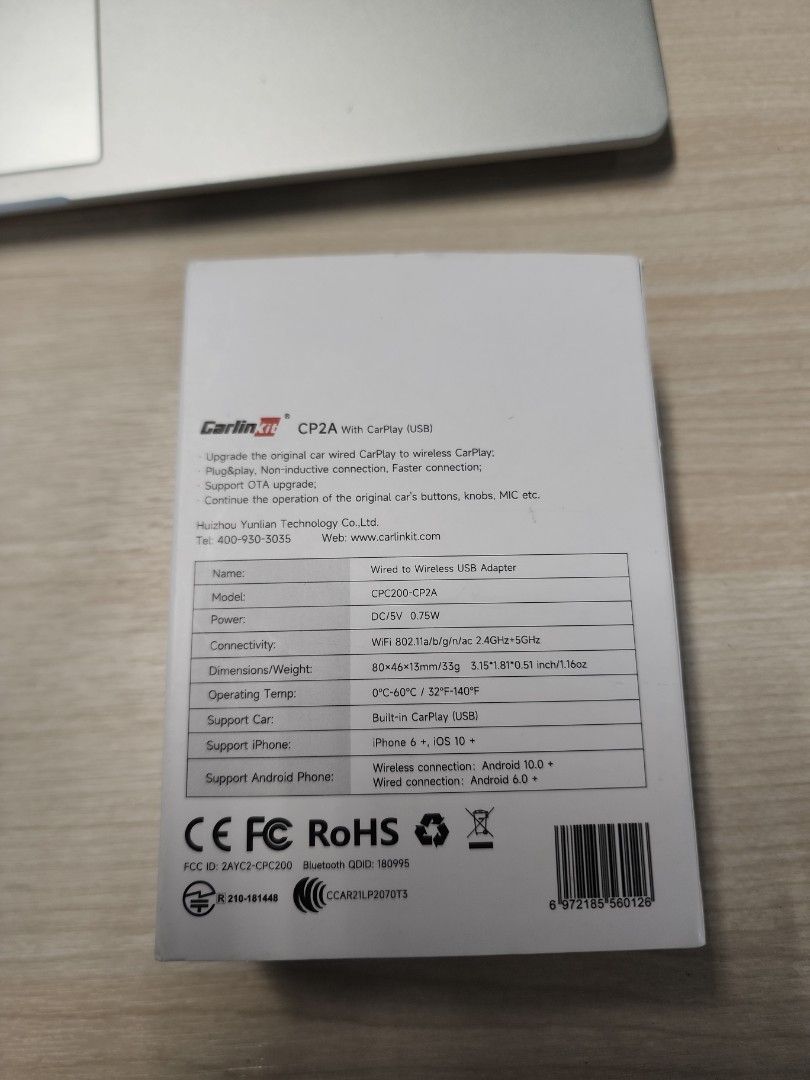 Carlink Wireless Android Auto / Apple Carplay, Car Accessories ...