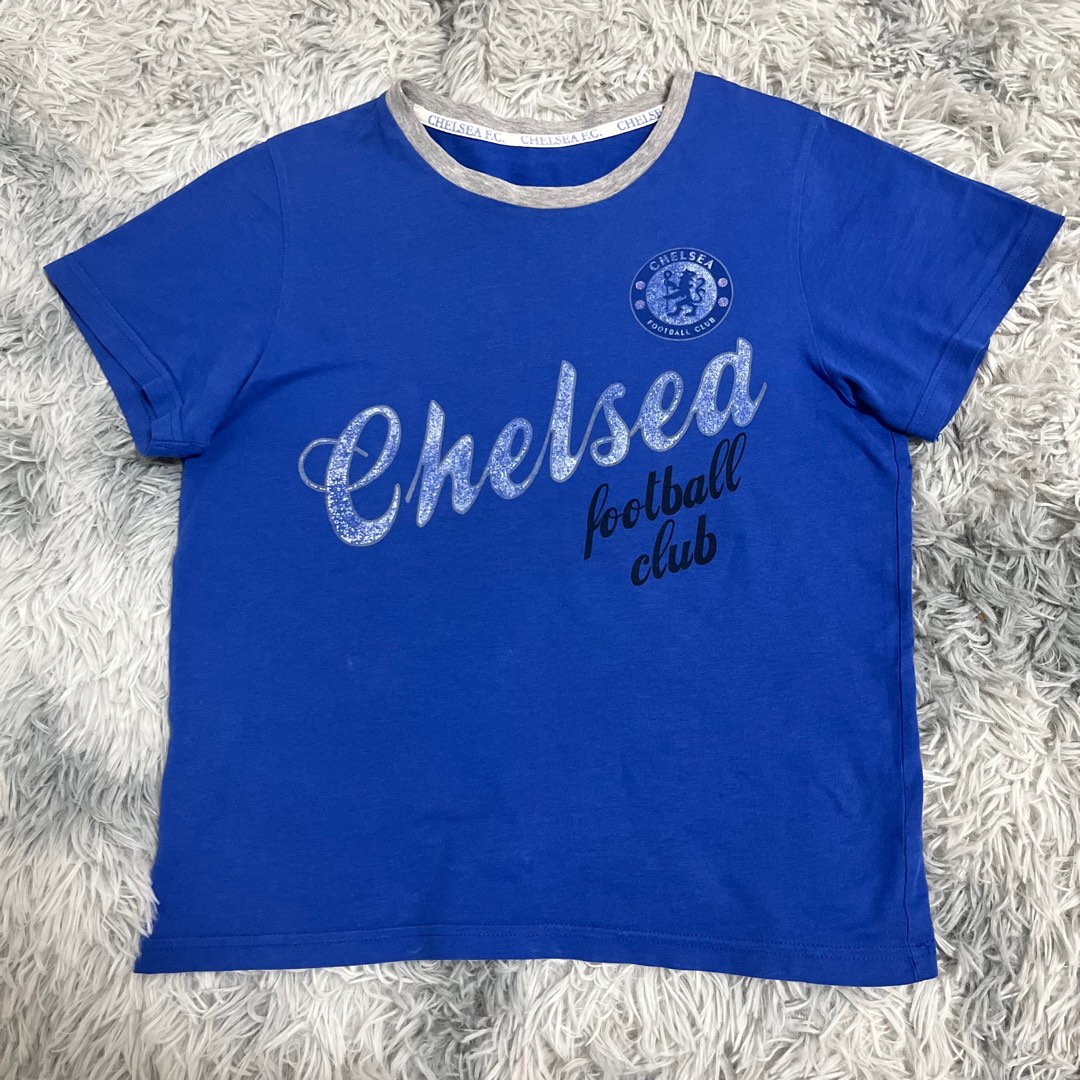 Chelsea Football Club Vintage Baby Tee 2000s Y2K, Men's Fashion, Tops ...