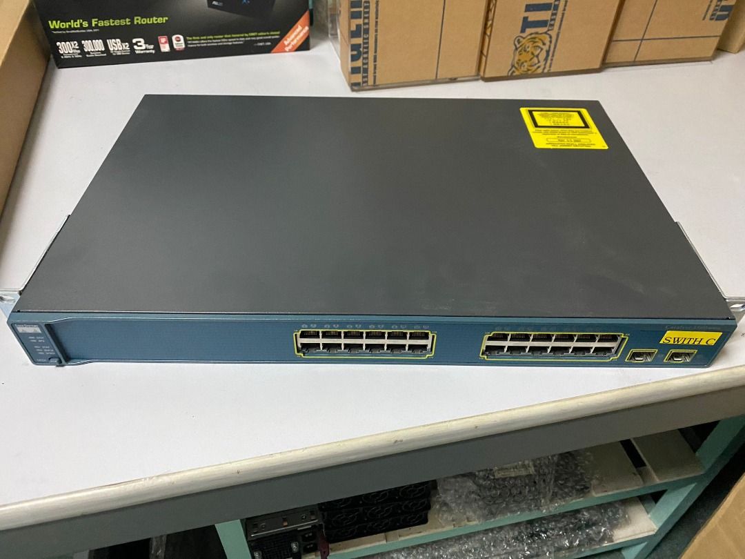 CISCO 3560 Switch WS-C3560-24TS-S with IPService IOS, Computers & Tech ...