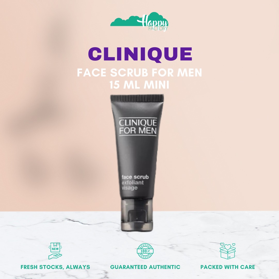 CLINIQUE For Men Face Scrub | 15 ml, Beauty & Personal Care, Face, Face ...