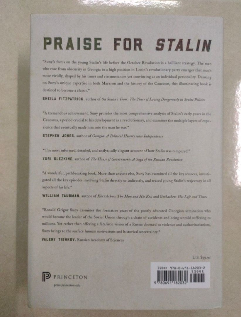 (Cloth-Bound Hardcover) Stalin by Ronald Grigor Suny (Nonfiction > History / Biography / Soviet ...