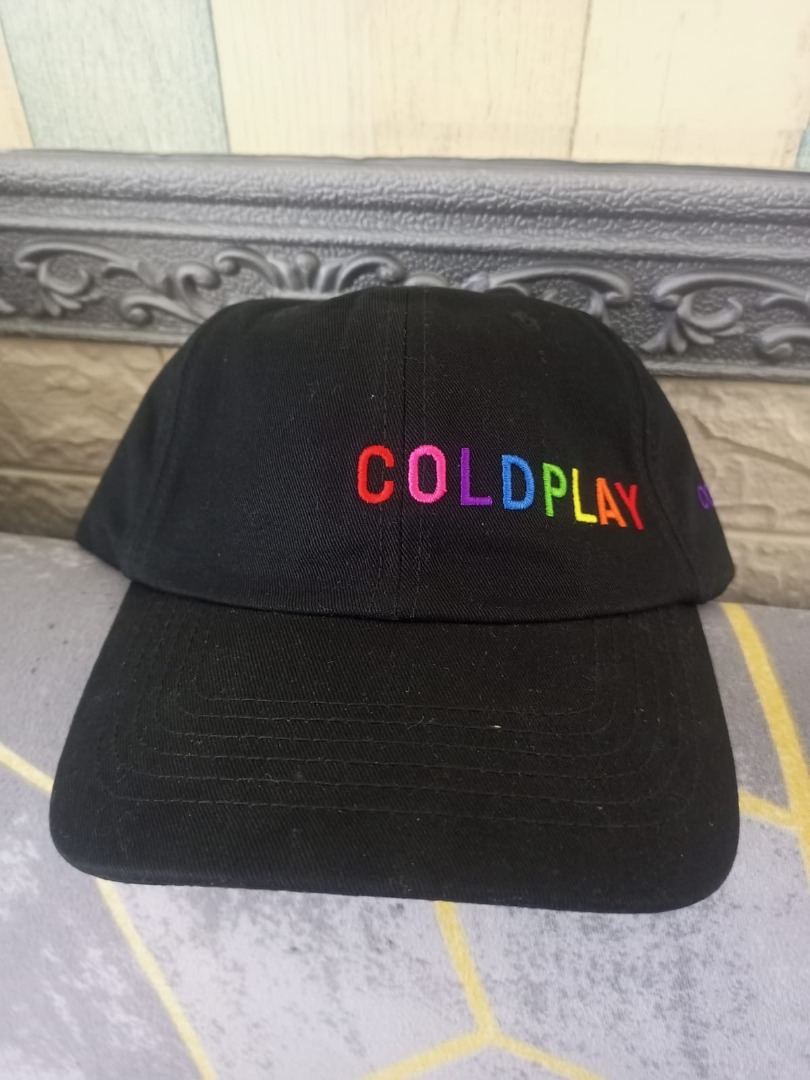 COLDPLAY music of the spheres HAT, Fesyen Pria, Aksesoris, Topi di ...