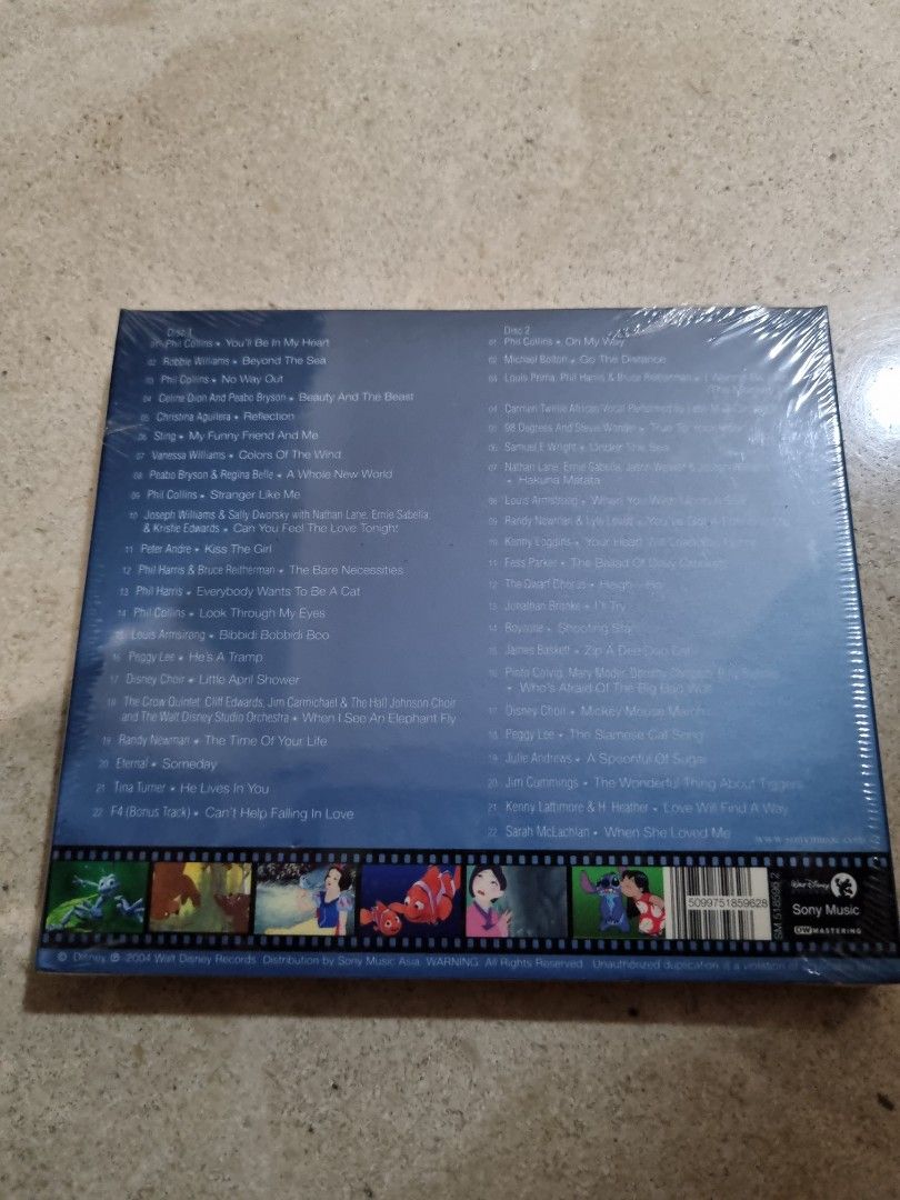 Collection of All Time Favorite Disney Hits (Double CD 44 Songs ...