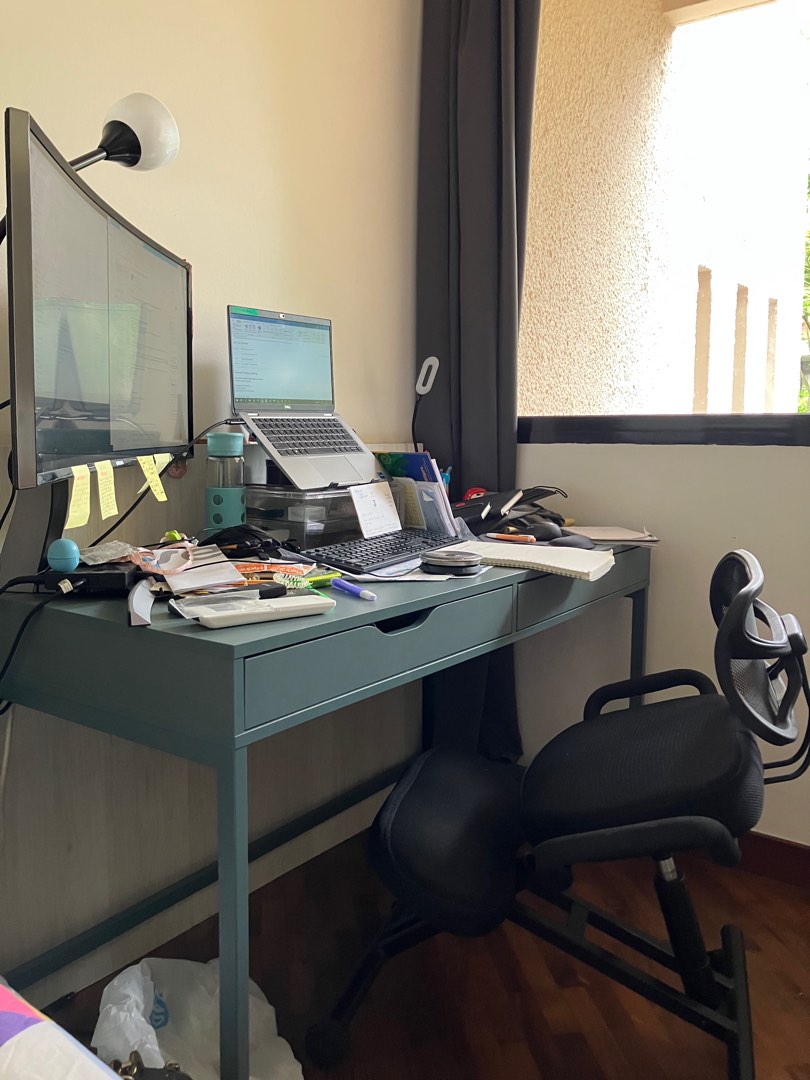 Cosmonaut Blue Study Table Computer Desk, Furniture & Home Living ...