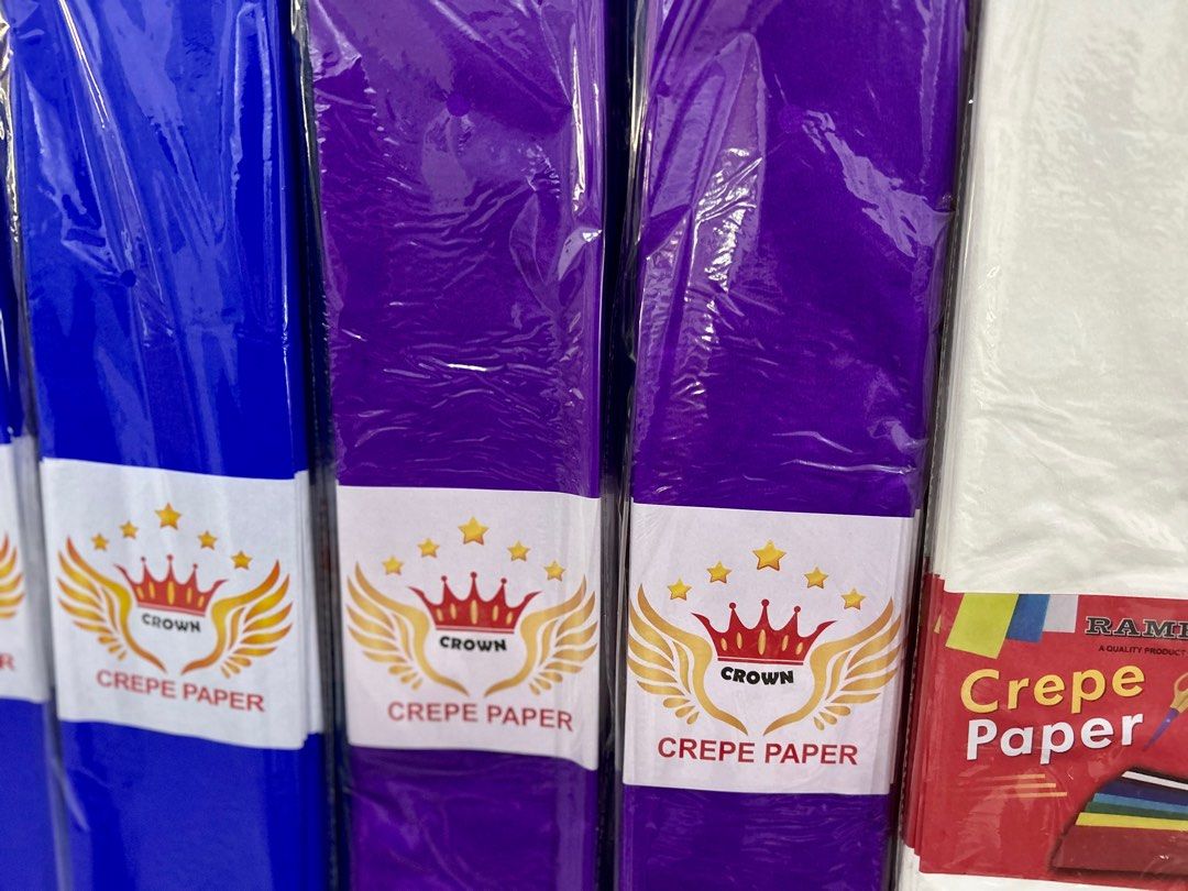 Crepe paper (assorted colors), Hobbies & Toys, Stationary & Craft ...