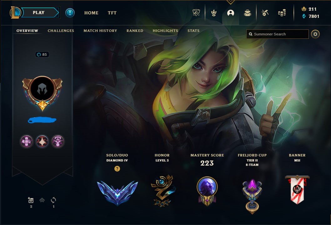 D4 League of Legends Account (SG Server), Video Gaming, Gaming ...