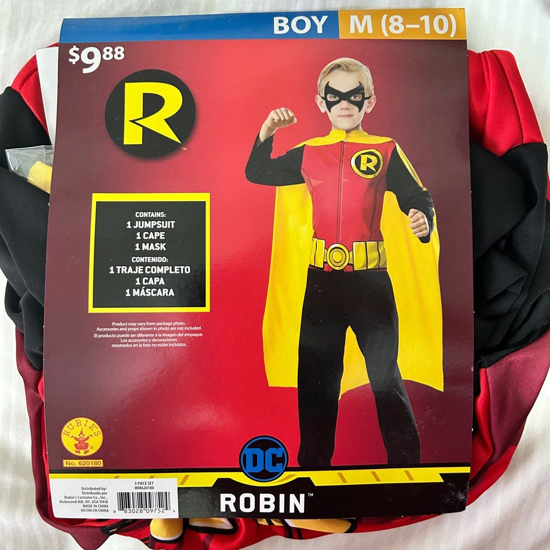 DC Robin Costume Batman & Robin, Babies & Kids, Babies & Kids Fashion ...