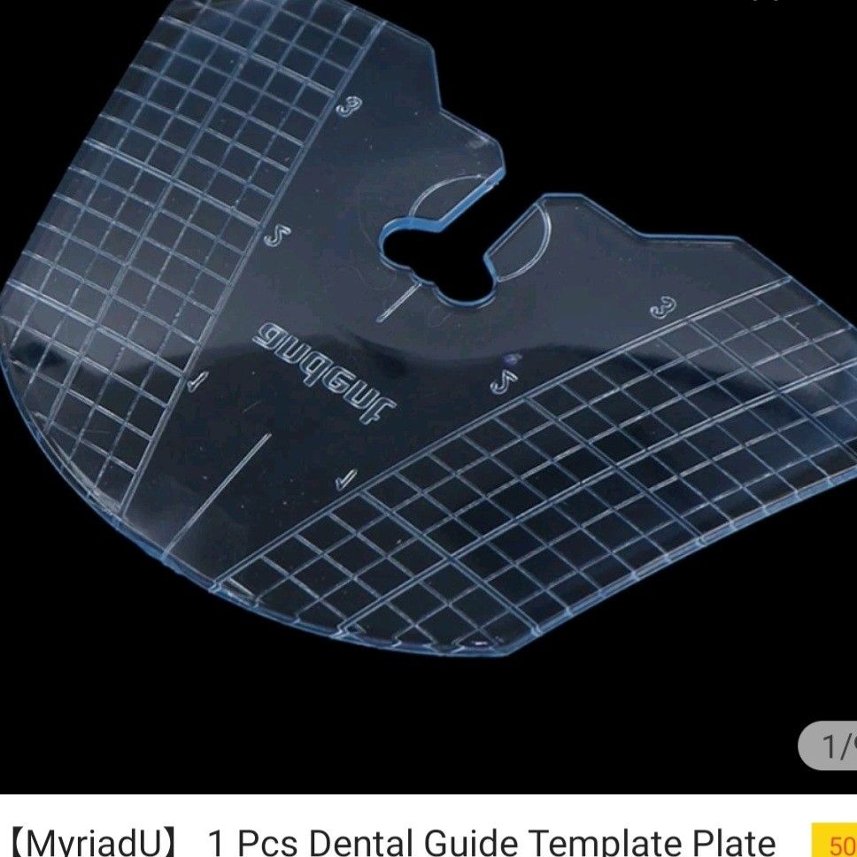 Dental Template Guide for Complete Denture setting, Health & Nutrition ...
