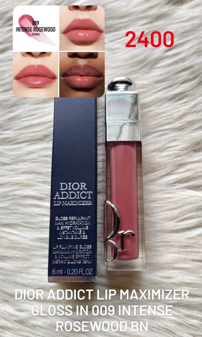 Dior Addict Lip Maximizer in 009 Intense Rosewood, Beauty & Personal ...