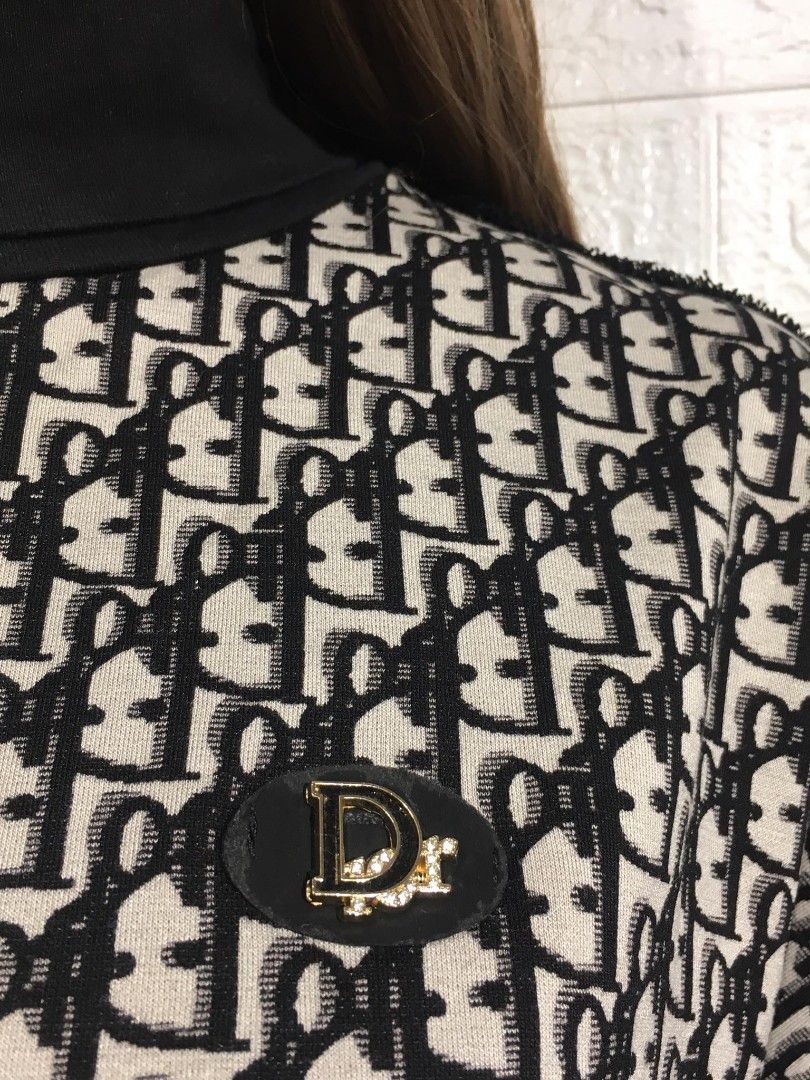 Dior Turtle neck Monogram, Women's Fashion, Tops, Blouses on Carousell