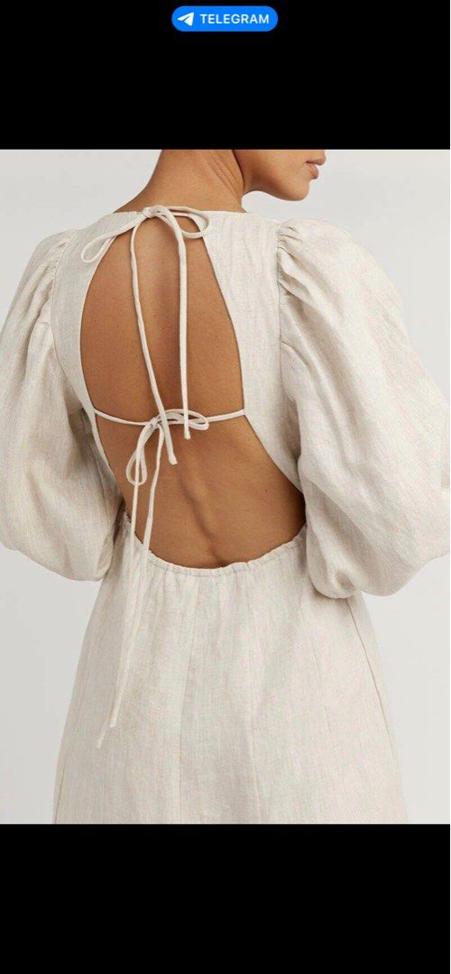 DISSH Natural Linen Dress, Women's Fashion, Dresses & Sets, Dresses on ...