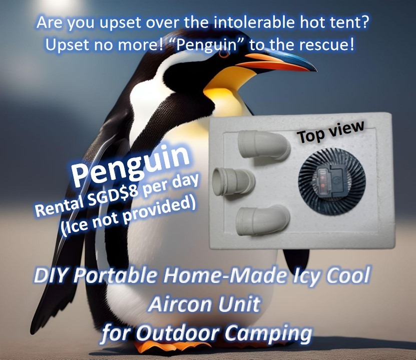 DIY Portable Homemade Icy Cool Aircon Unit - Polar Bear and Penguin ...