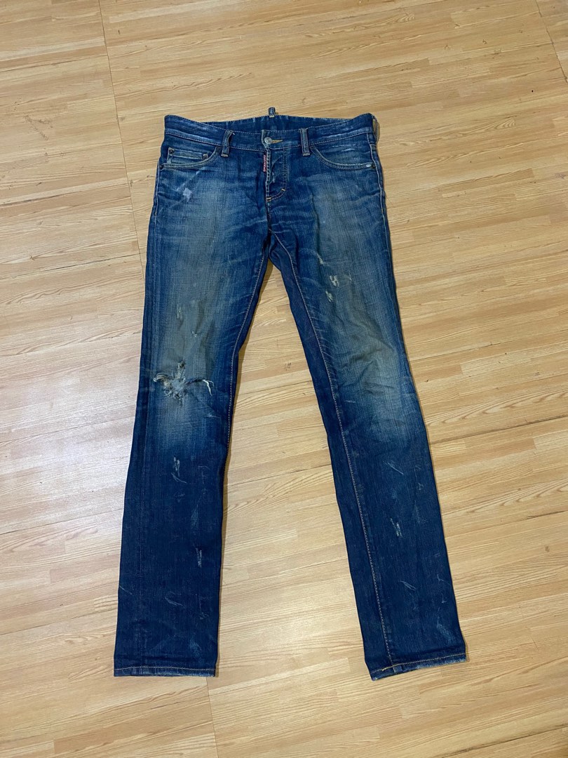 Dsquared distress jeans, Women's Fashion, Bottoms, Jeans on Carousell