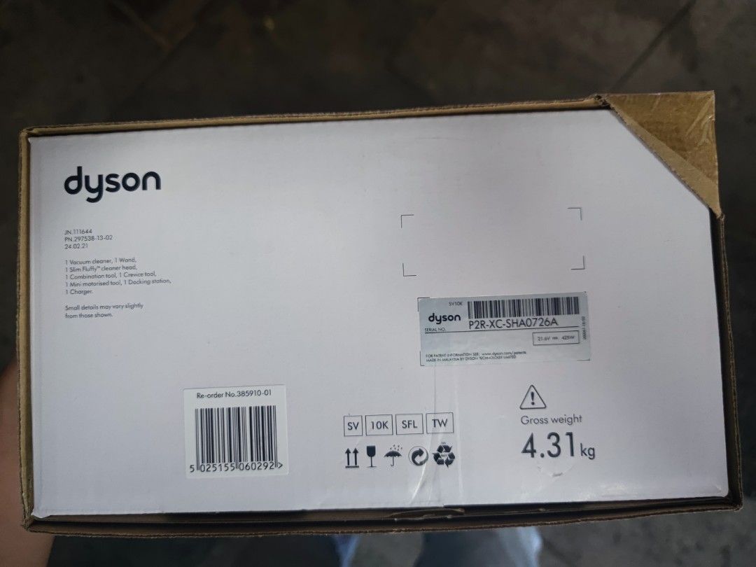 dyson v8 slim fluffy, Furniture & Home Living, Bathroom & Kitchen ...