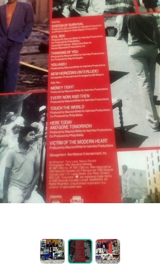 Earth Wind & Fire - Touch The World (LP) VINYL PLAKA, Hobbies & Toys ...