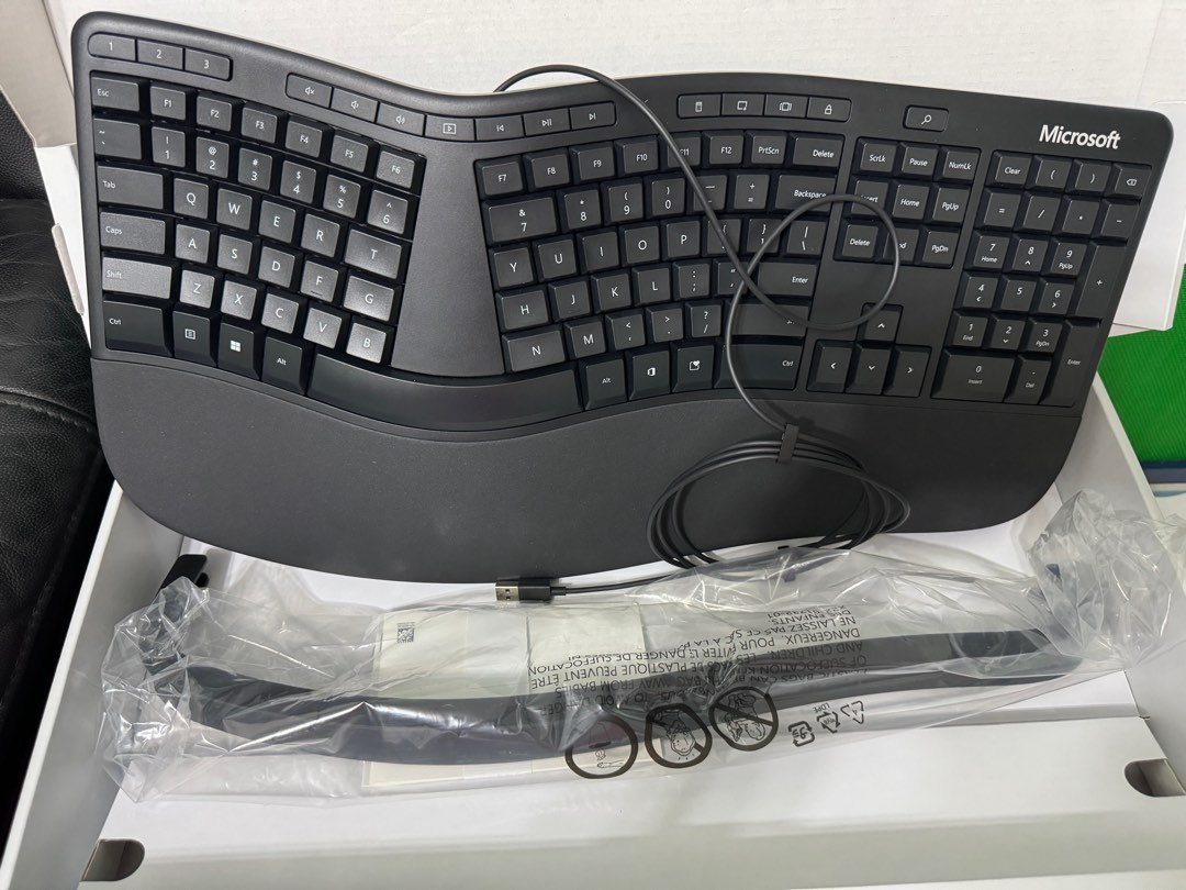 Microsoft Ergonomic Keyboard, Computers & Tech, Parts & Accessories ...
