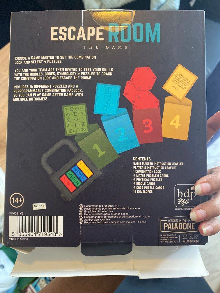 Escape room board game, Hobbies & Toys, Toys & Games on Carousell