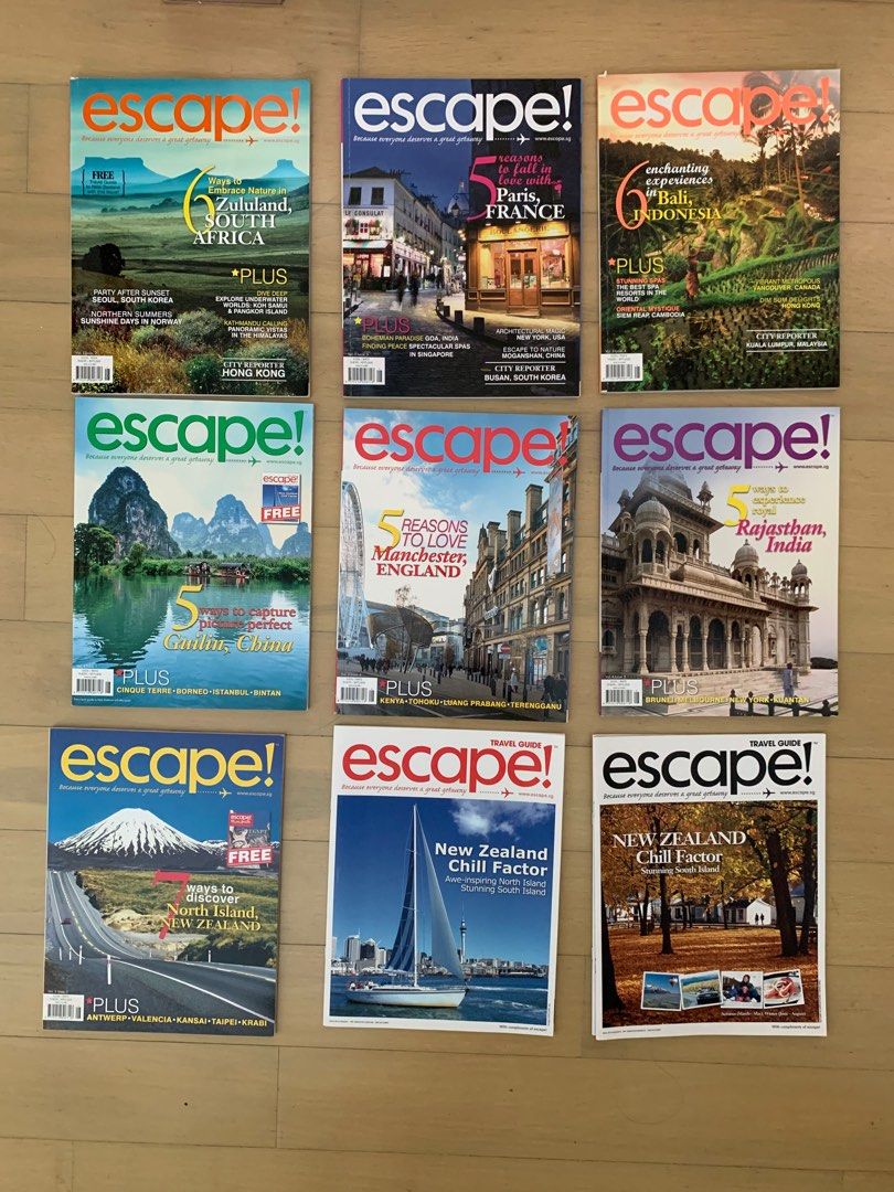 Escape (Travel Magazines), Hobbies & Toys, Books & Magazines, Magazines ...