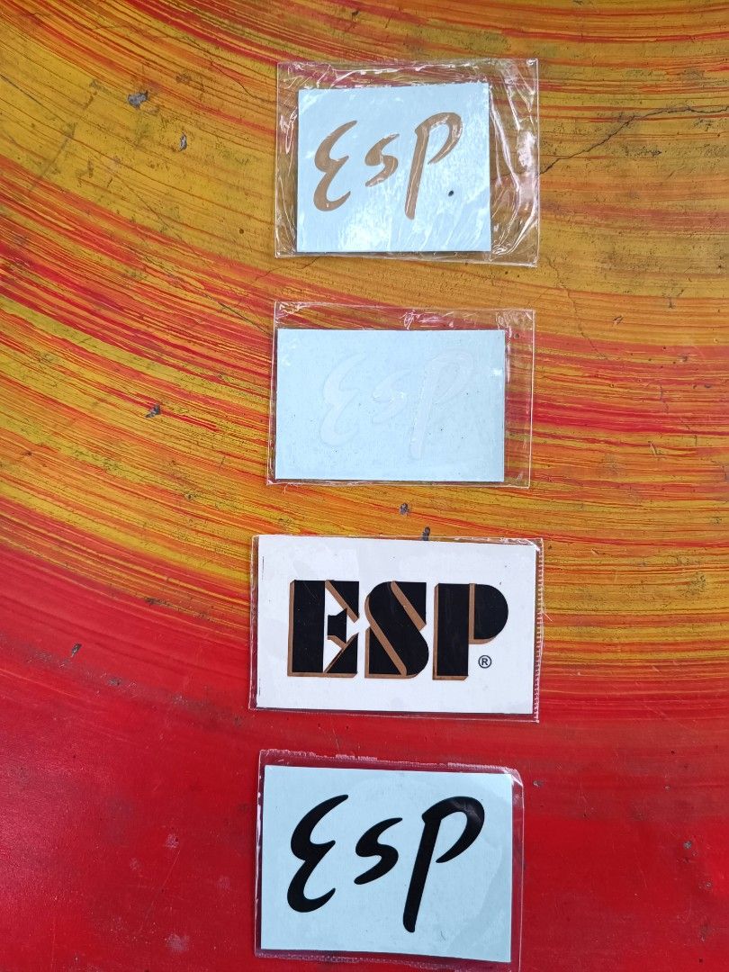 ESP WATERSLIDE DECAL FOR HEADSTOCK, Hobbies & Toys, Music & Media ...