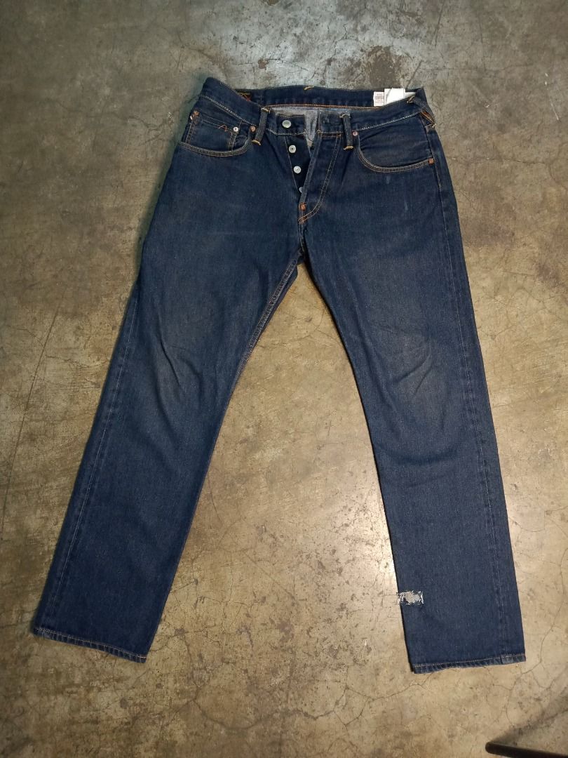 EVISUKURO DEMON PATCH SELVEDGE INDIGO JEANS, Men's Fashion, Bottoms, Jeans on Carousell
