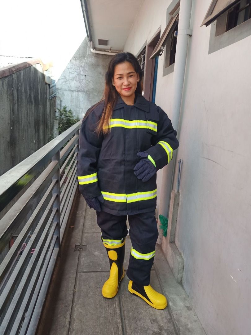 FIREMAN SUIT SET, Men's Fashion, Coats, Jackets and Outerwear on Carousell
