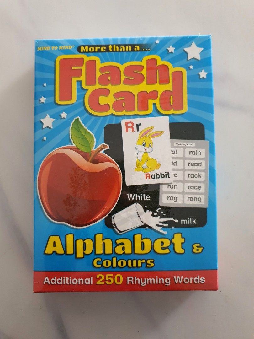 Flash Card / Alphabet and Colours, Hobbies & Toys, Books & Magazines ...