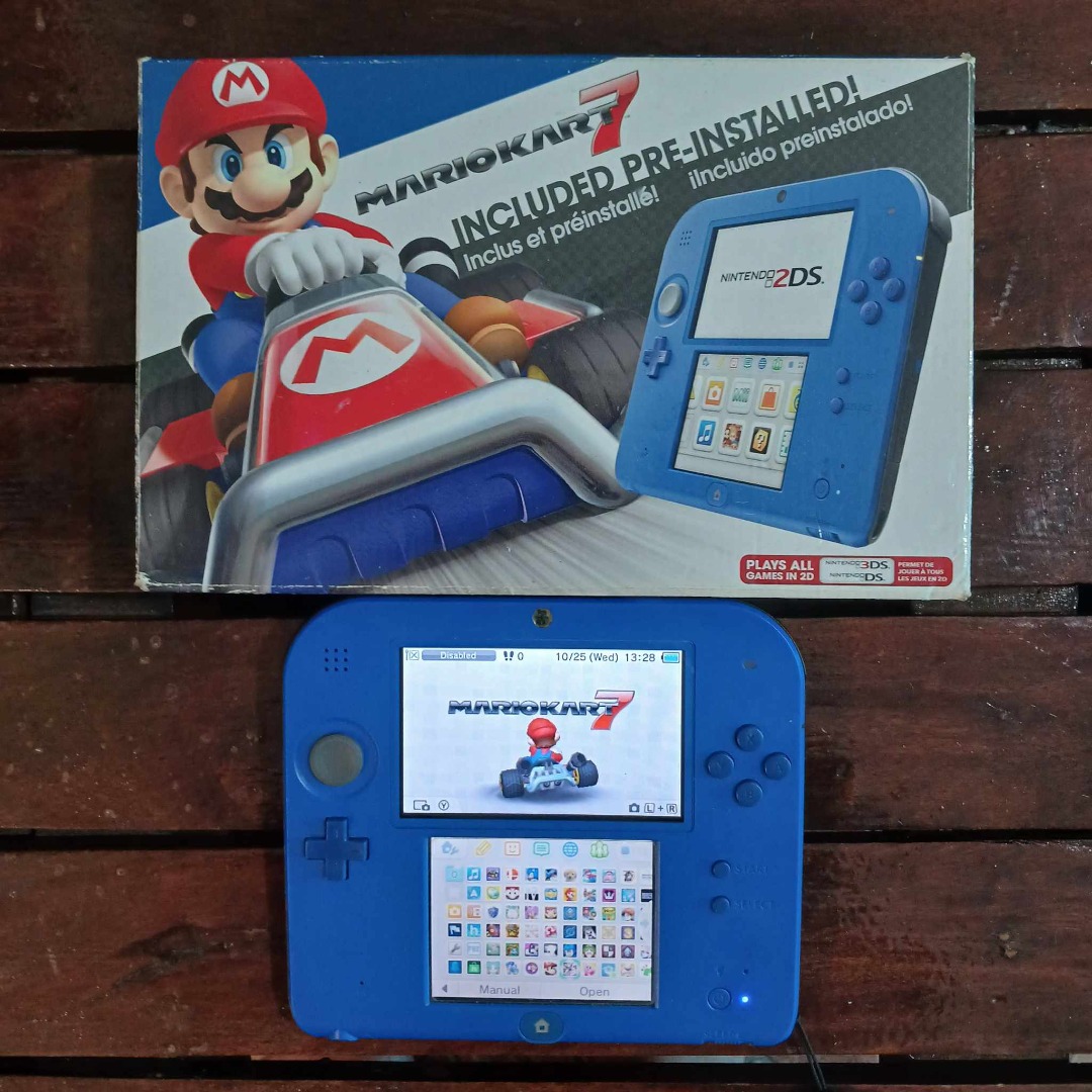 For Sale: Nintendo 2DS Mario Kart 7 (Blue) - CFW (Jailbreak), Video ...