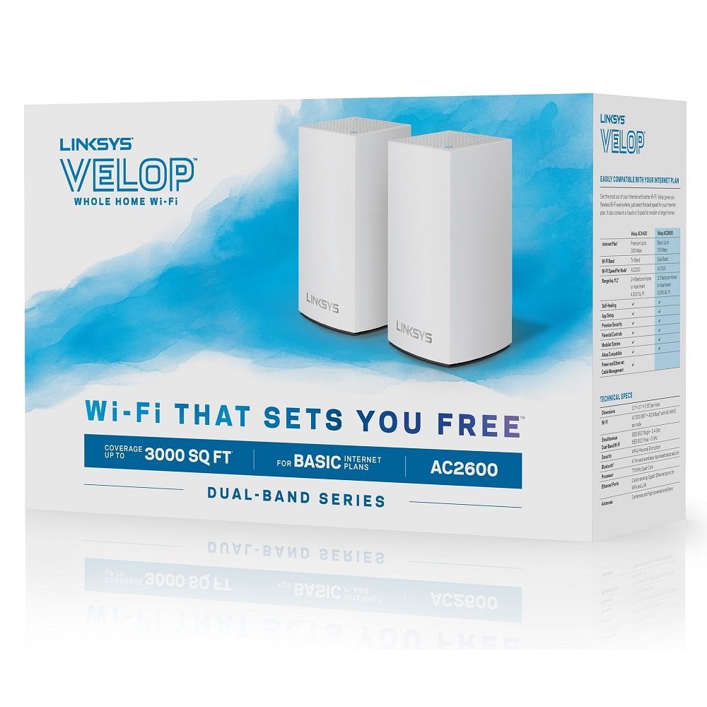 FOR SALE: WIFI MESH - LINKSYS VELOP, Computers & Tech, Parts & Accessories, Networking on Carousell