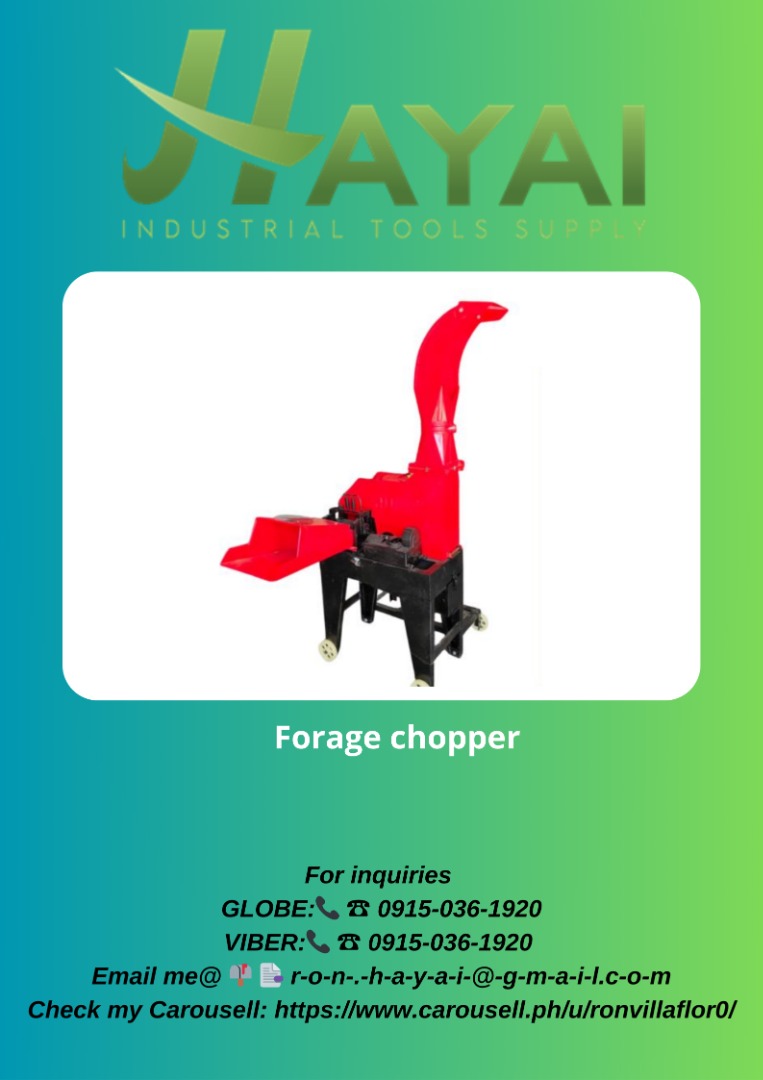 Forage chopper, Commercial & Industrial, Construction Tools & Equipment ...