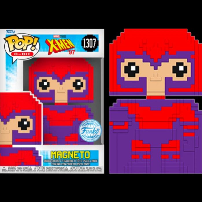 Funko Pop! 8-Bit: X-Men '97 (2023) - Magneto #1307, Hobbies & Toys ...
