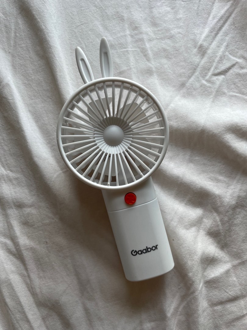 Gaabor Hand-held Portable Mini Fan (USB Rechargeable), Furniture & Home ...