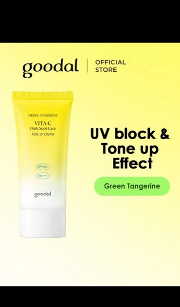 [GOODAL] Green Tangerine Vita C Dark Spot Tone-up Cream SPF50+PA ...