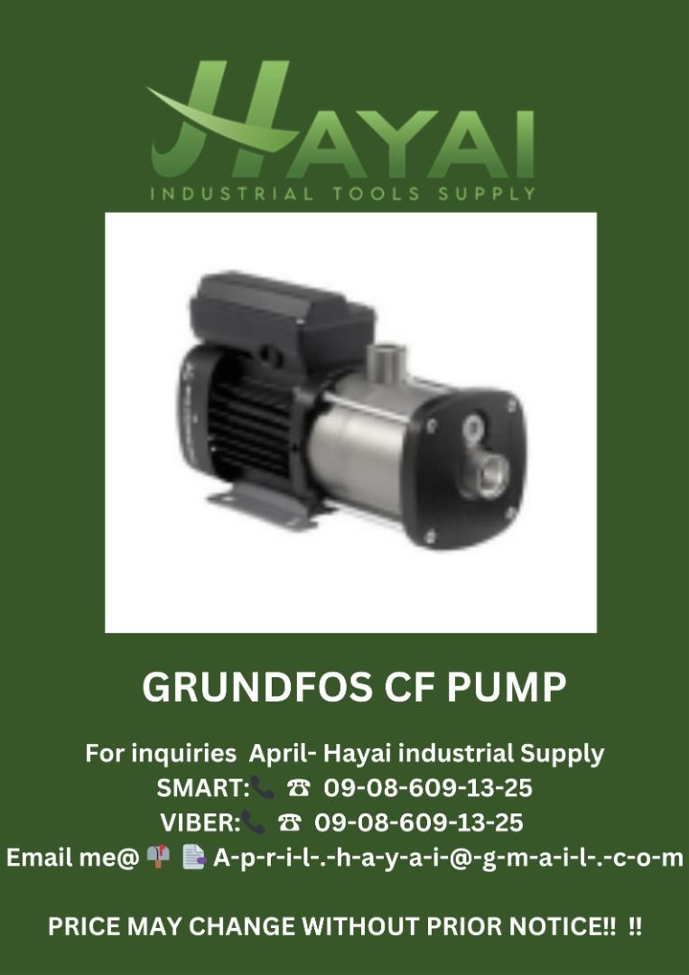 Grundfos cm pump, Commercial & Industrial, Construction Tools ...