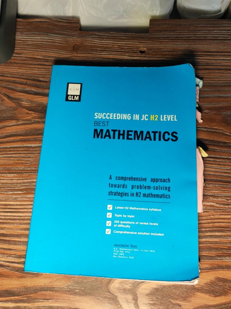 H2 math GLM assessment book/ notes, Hobbies & Toys, Books & Magazines ...