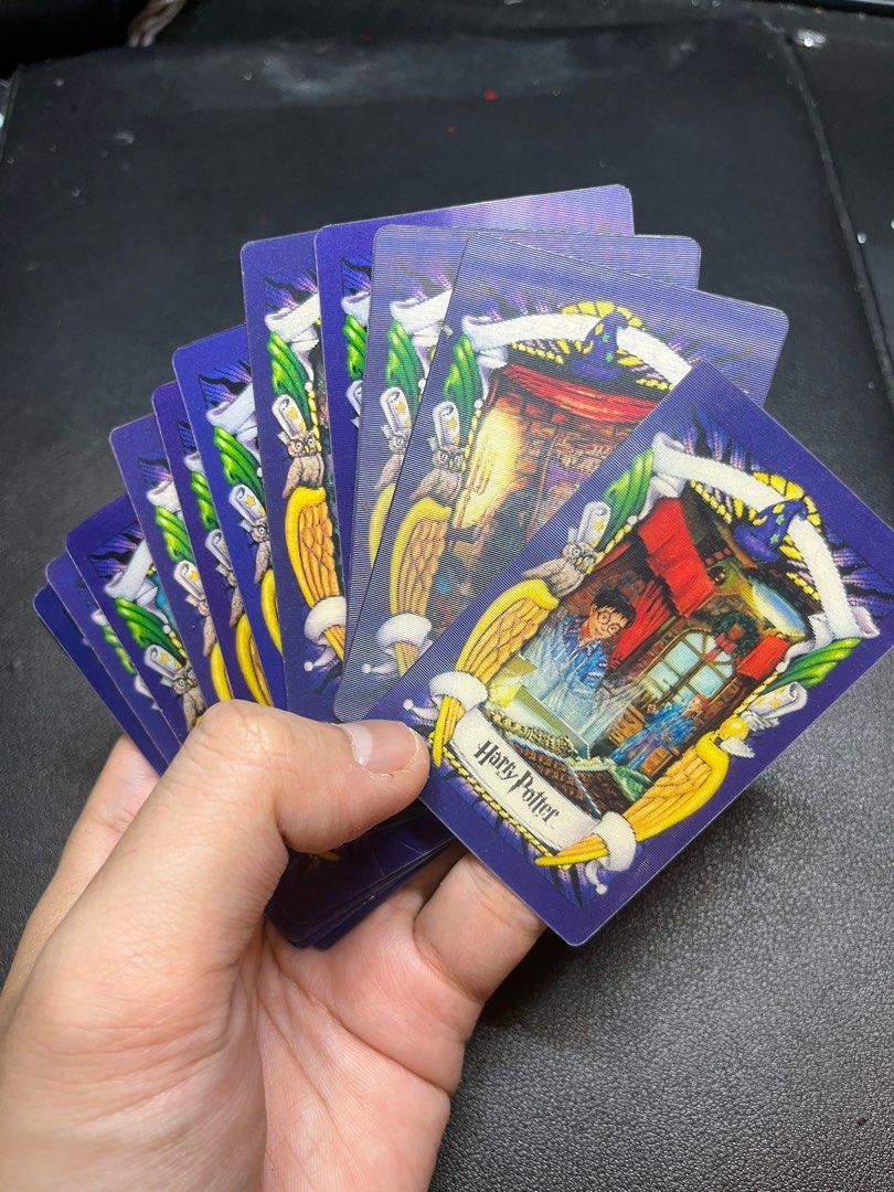 Harry Potter Lenticular Cards / Chocolate Frog Cards - VERY RARE 2001 ...