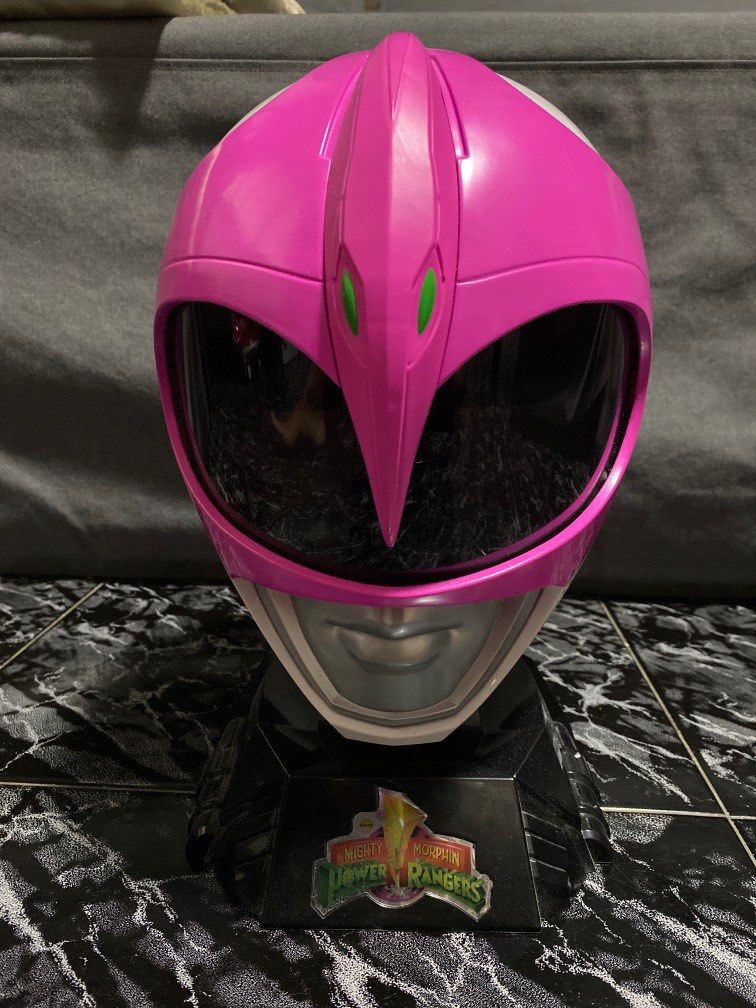 Hasbro Power Rangers Mighty Morphin Pink Ranger Helmet, Hobbies & Toys ...