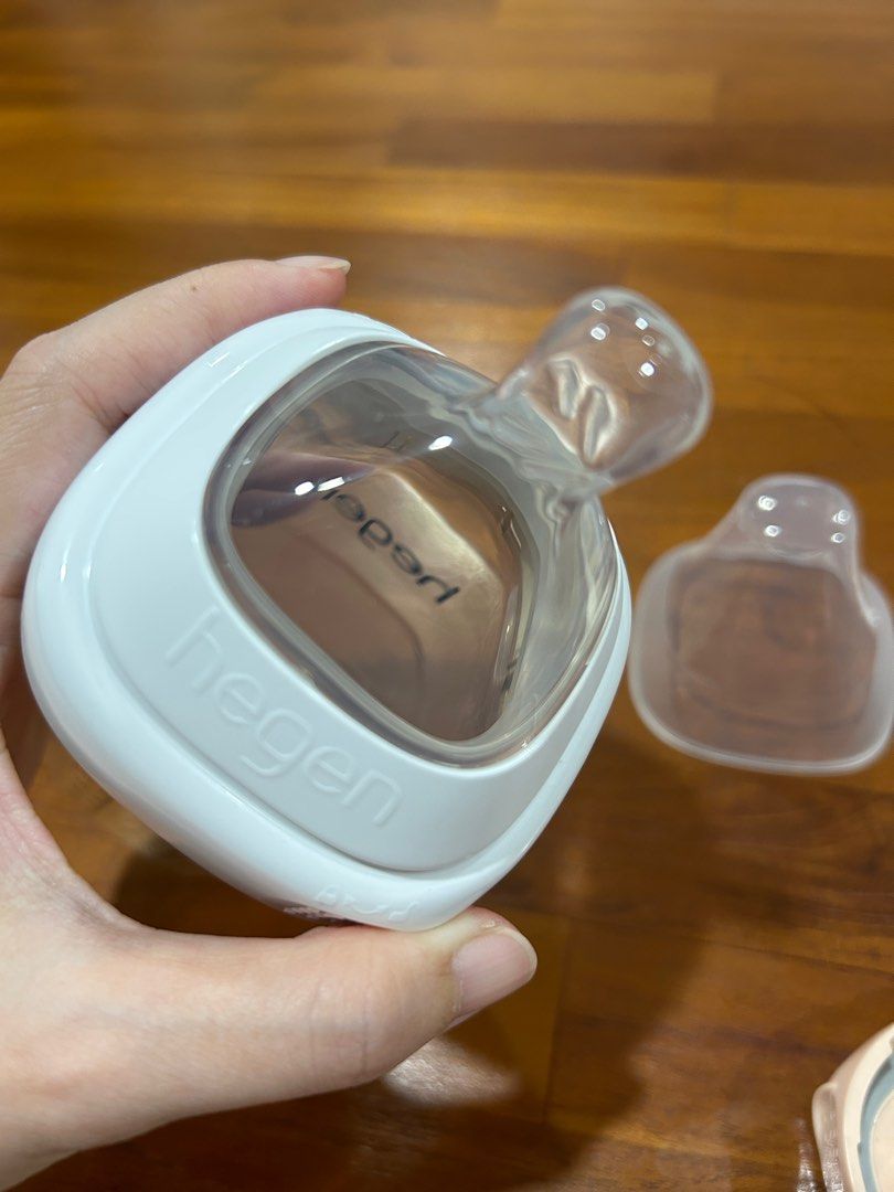 Hegen bottle 260ml with teat and lid, Babies & Kids, Nursing & Feeding ...