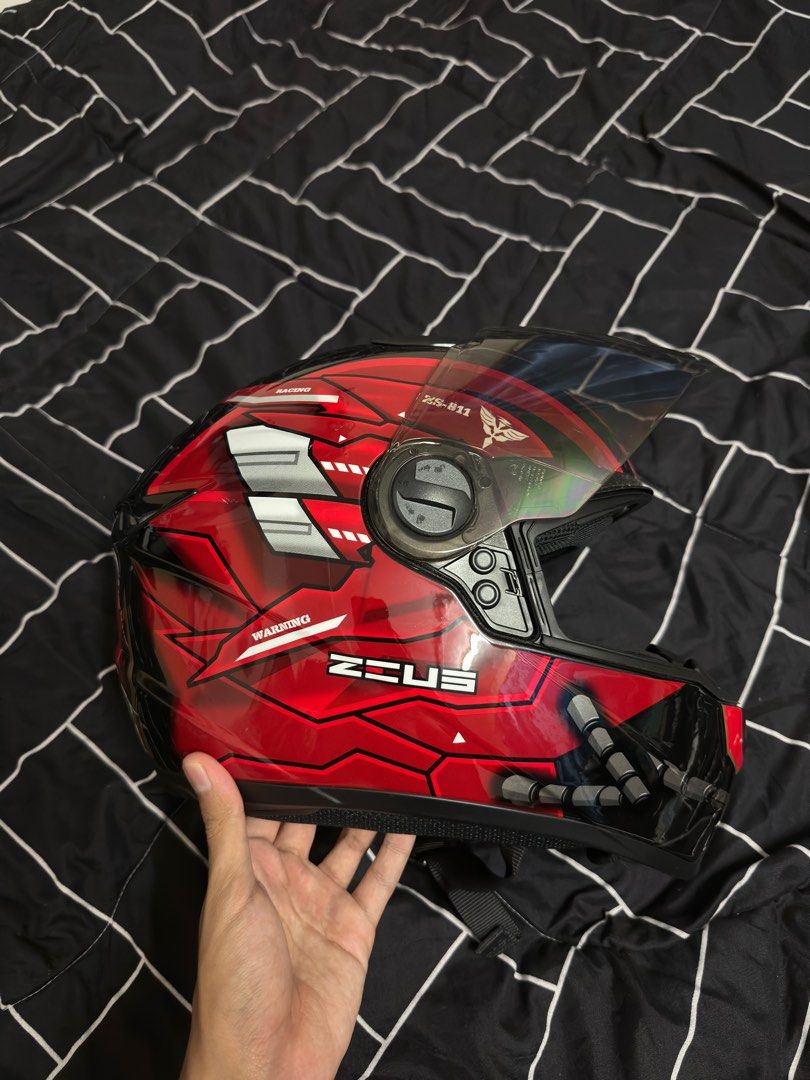 helmet zeus fullface, Motorbikes on Carousell