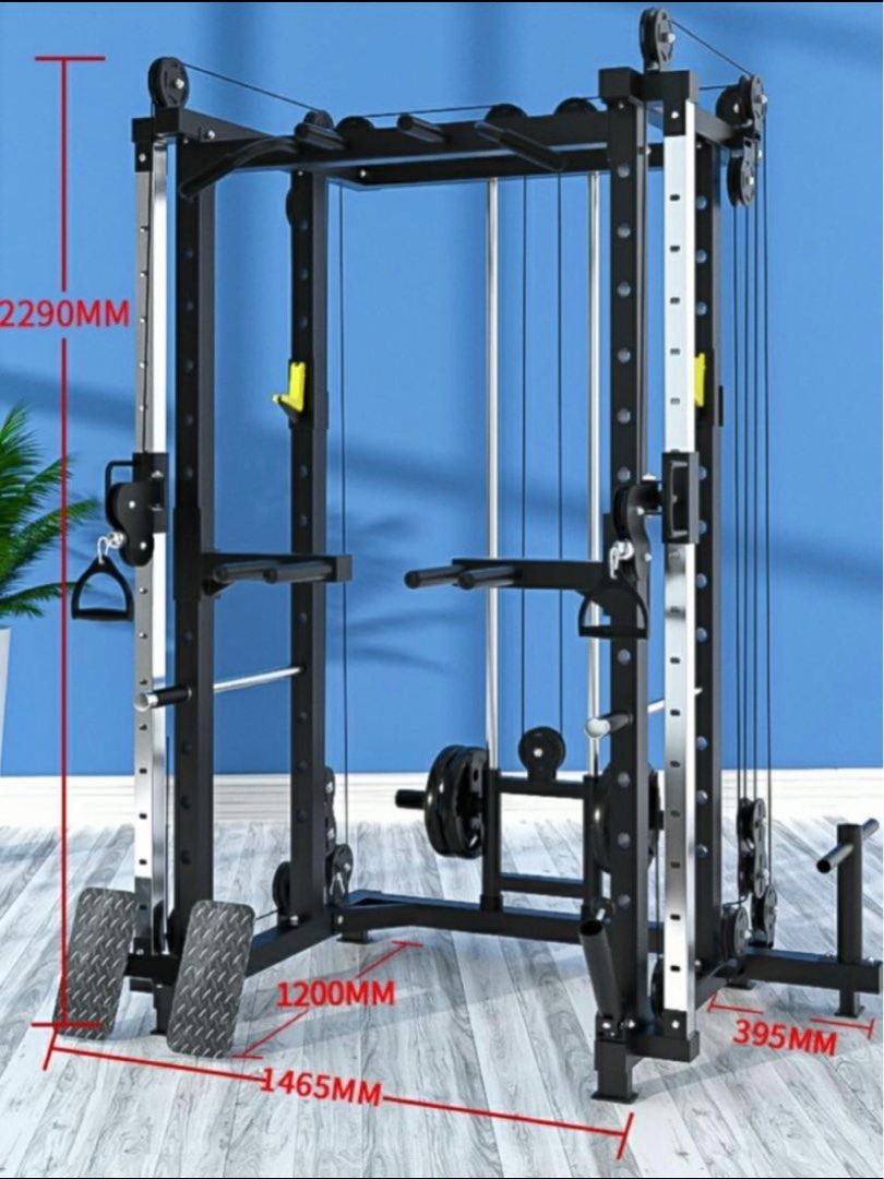Home Gym Rack (With Cable system), Sports Equipment, Exercise & Fitness ...